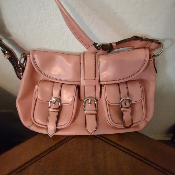Bags | Retro Light Pink Purse | Poshmark